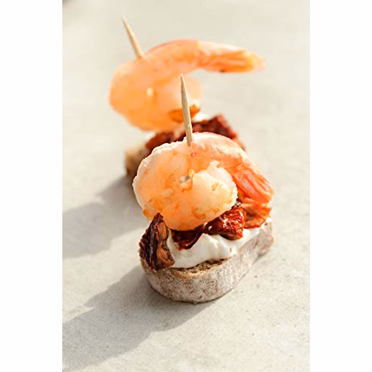 Makerstep 100% Natural Bamboo Toothpicks 1000 Pieces, Sturdy Cocktail Safe Large Round Storage Box Party Appetizer Olive Barbecue Fruit Teeth Cleaning Art Crafts