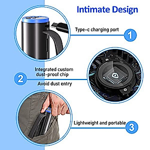 Wireless Digital Microscope, SKYBASIC 50X-1000X Magnification WiFi USB HD Portable Handheld Pocket Microscopes Camera with 8 Adjustable LED Compatible with iPhone iPad Android Windows Mac Computer