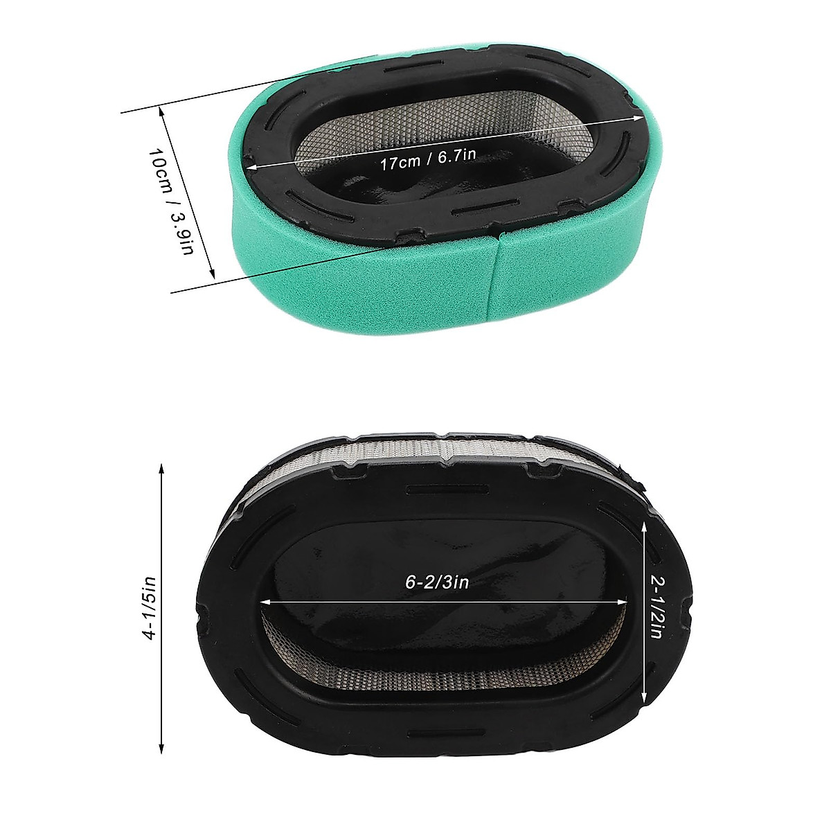 3 Pcs Lawn Mower Air Filter Engine Lawnmower Air Filter Compatible with 32 083 09-S 32 883 09-S1 KT715 KT725 KT730 KT735 KT740 KT745 KT610 KT620 Lawn Mower Air cleaner