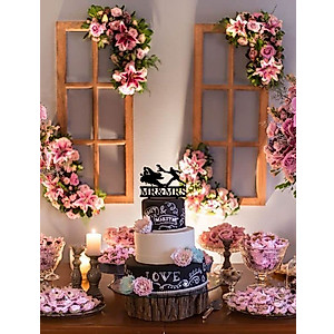 Funny Wedding Cake Topper - Playful Groom Chasing Runaway Bride with Oversized Hand - Perfect for Fun-Loving Couples and Humorous Weddings