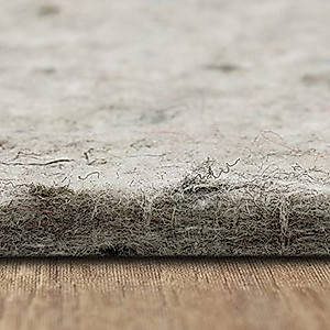 Mohawk Home 5' x 7' 1/2 Rug Pad 100% Felt Protective Cushion, Premium Comfort Underfoot – Safe for All Floors