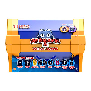 Pet Simulator X - Blue Treasure Chest Ultimate Bundle (12" Case w/ 11 Items, Series 1) [Online Exclusive] [Includes DLC]