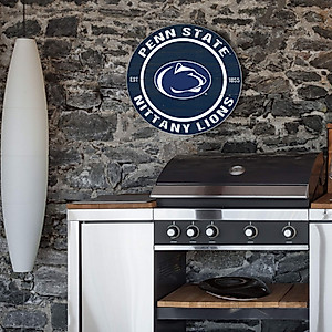 KH Sports Fan Penn State Nittany Lions 20"x20" inOutdoor Circle Sign, Team Color