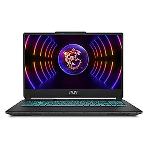 MSI Cyborg 15.6" Gaming Laptop 2023 Newest, NVIDIA GeForce RTX 4050 Graphics, Intel Core i7-13620H Processor, 16GB DDR5 RAM, 512GB SSD, Wi-Fi6, Bluetooth, Backlit Keyboard, Windows 11 Home