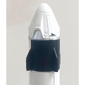 wltk Space X Falcon 9 + Dragon 1/233 Diecast Rocket Model