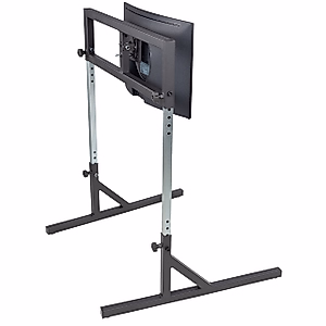 SimFab Monitor Mount Floor Stand for Racing and Flight Simulators | for Monitors up to 100x100mm VESA, 24, 27, 32, 34, 37, 49 Ultra Wide