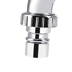 BORDSTRACT Water Tap, Double Cold Water Spouts ABS Plastic Water Tap Bathtub Kitchen Sink Faucet G1/2(Shutter Handle G 1/2)