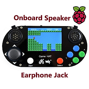 Game HAT/Game Console/Gamepad Kit for Raspberry Pi A+/B+/2B/3B/3B+/Zero W with 3.5inch IPS Screen 480x320 60 Frame