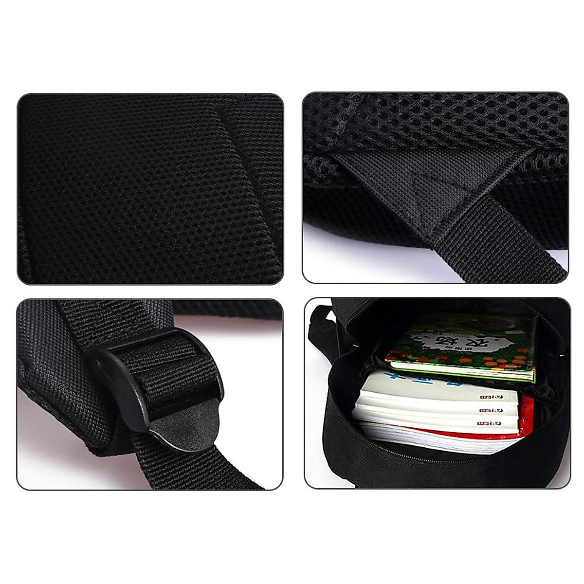 Homruis Stitch Backpack Cartoon Anime Pattern Design School Bag Backpack High Capacity Schoolbag Boy And Girl Schoolbag