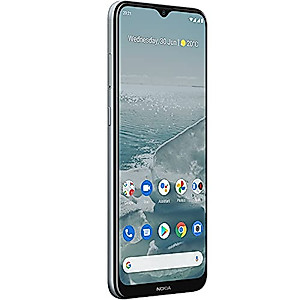 Nokia G20 TA-1365 Dual 128GB 4GB RAM Factory Unlocked (GSM Only | No CDMA - not Compatible with Verizon/Sprint) International Version – Glacier Silver