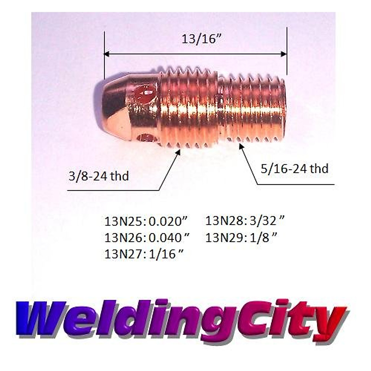 WeldingCity 14-pcs TIG Welding Torch Accessory Kit 1/16"-3/32"-1/8" (AK4) Collet-Collet Body-Ceramic Cup-Tungsten Electrode (Red)-Back Cap for Torch 9, 20 & 25 Weldcraft Miller Lincoln Hobart ESAB