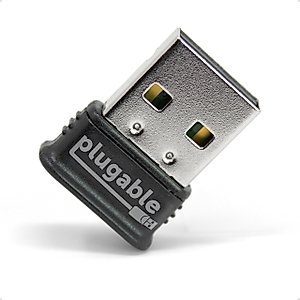 Plugable USB Bluetooth 4.0 Low Energy Micro Adapter (Compatible with Windows 11, 10, 8.x, 7, Classic Bluetooth, Gamepad, and Stereo Headset Compatible)