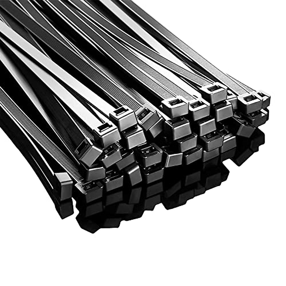 Long Zip Ties Heavy Duty 24 inch, Large Zip Ties with 200 lbs Tensile Strength, Big Cable Ties, Black, 50 Pack, by GAIIAN