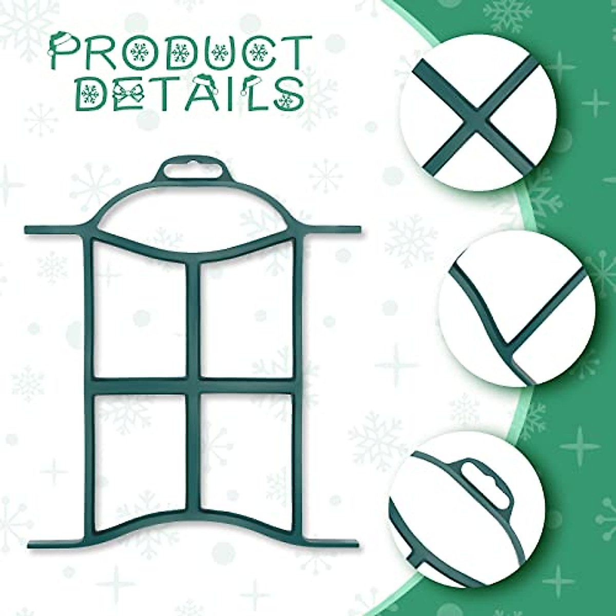 9 Pieces Christmas Light Storage Light Bulb Storage Christmas String Lights Organizer Holder Extension Cord Holder for Reel Extension Cord, Garland, Beads