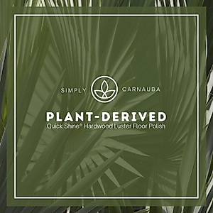 Quick Shine Hardwood Floor Luster 64oz | Plant-Based Cleaner & Polish w Carnauba | Simply Squirt & Spread | Don't Refinish It, Quick Shine It | Safer Choice Cleaner | Restore-Protect-Refresh