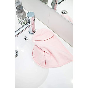 Pink Cloth in a Box - Ultra Soft, Microfiber, Exfoliating, Heart Shaped Facecloth/Washcloth with Hand Pockets to Remove Makeup, Clean Pores and Wipe your Face Clean