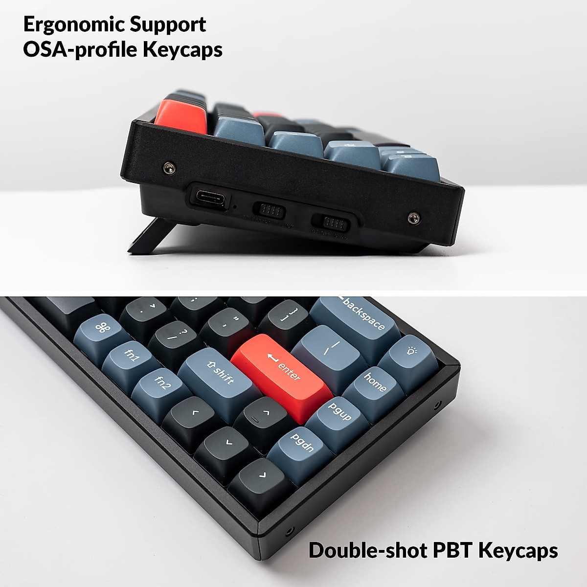 Keychron K6 Pro QMK/VIA Wireless Mechanical Keyboard, Custom Programmable Macro, Hot-Swappable Keychron K Pro Brown Switch, 65% Layout Aluminum Frame RGB Backlit Office Keyboard for Mac Windows Linux