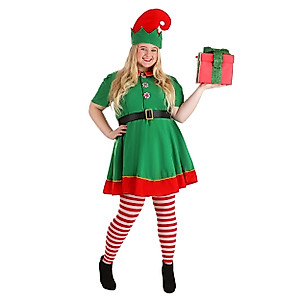 Fun Costumes Plus Size Holiday Elf for Women Adult Christmas Dress Outfit 2X