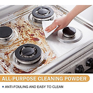 Powerful Kitchen All-Purpose Powder Cleaner,Household Multifunctional Strong Cleaning Agent,Kitchen Foam Cleaner,Stubborn Stains Cleaner,Foam Rust Remover Kitchen All-Purpose Cleaning Powder (1Pcs)