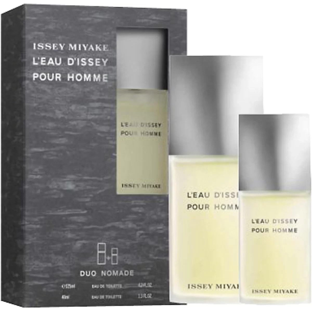 Issey Miyake L'Eau D'Issey for Men 2 Piece Gift Set (4.2 Ounce Eau de Toilette Spray + 1.3 Ounce Eau de Toilette Spray)