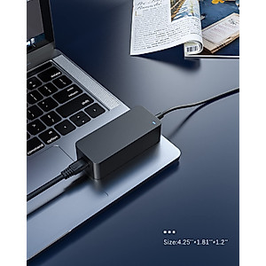 65W 45W Replacement AC Charger Fit for Dell-Latitude 3510 3410 3500 3400 3390 3490 3590 3420 3520 Laptop Power Supply Adapter Cord