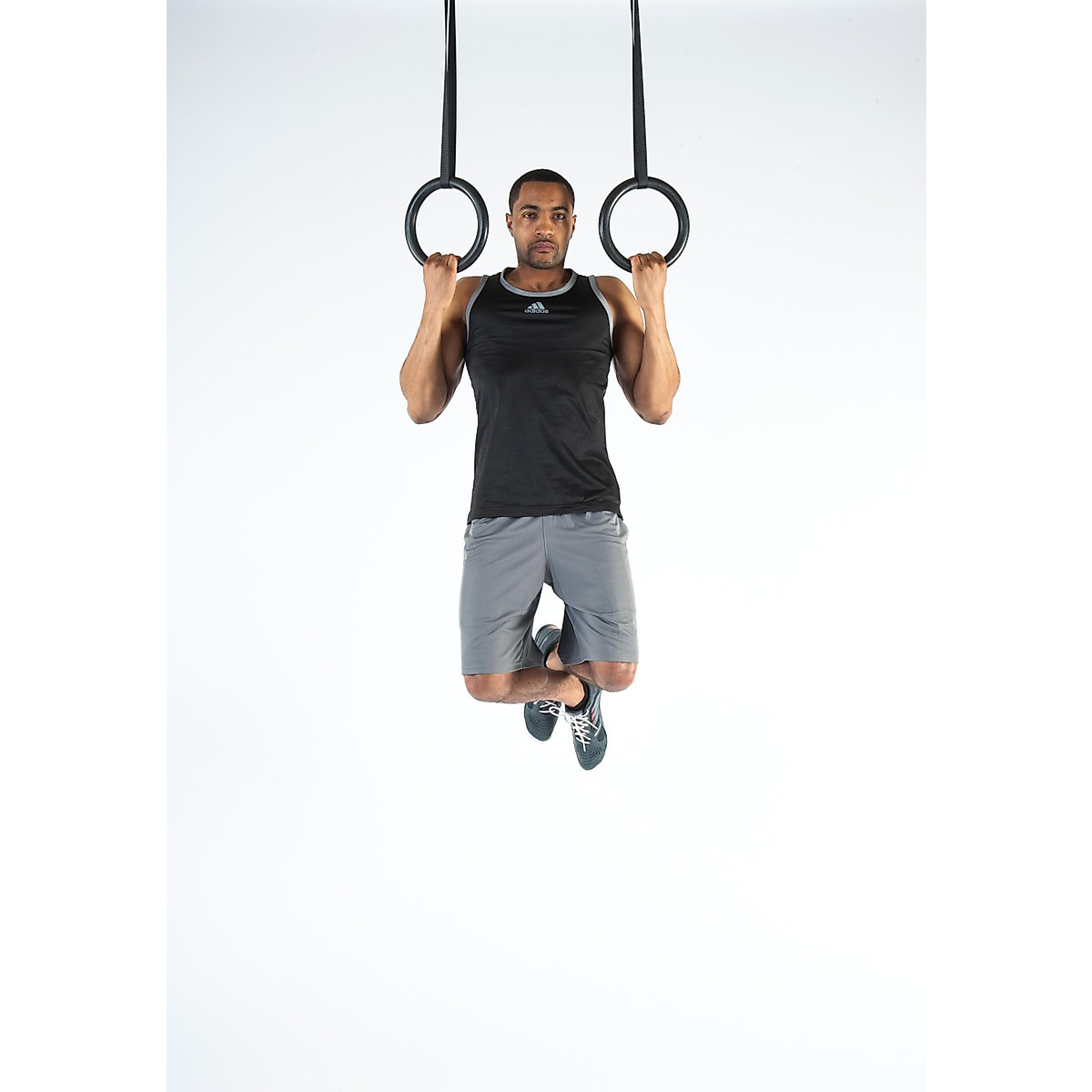 Black Mountain Products 1200lbs Rated Multi-Use Exercise Gymnastics Rings