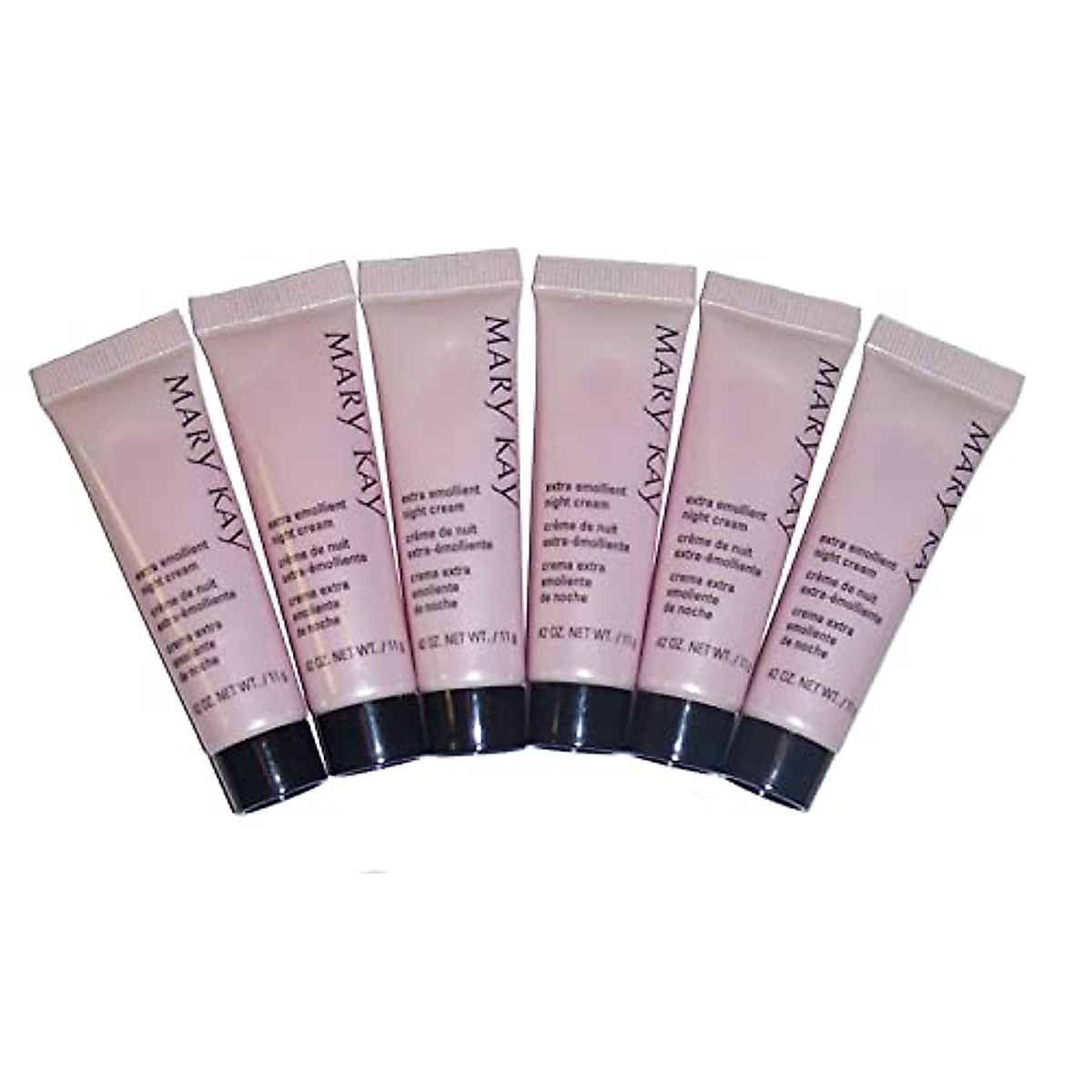 Lot of 6 Mary Kay Extra Emollient Night Cream ~ Travel Size ~ Set / Pack