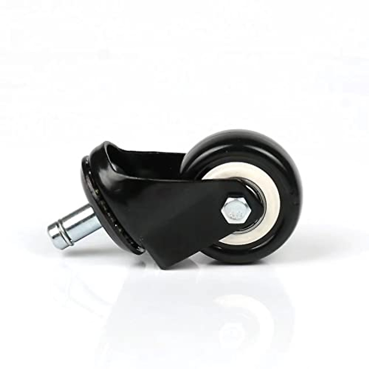 Figrosd Low Rolling Stool Roller Short Stools Universal Swivel Caster Stools Easy Mobility and Convenient Work,9 inch Height-Weight Capacity 350 Pounds (Black)