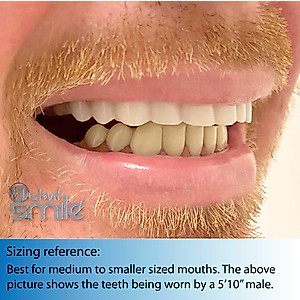 Billy Bob Instant Smile Complete Adult Makeover Kit! Fix Your Smile at Home Within Minutes! Includes Bright White Comfort Fit Flex Upper and Natural Shade Instant Smile Lower.