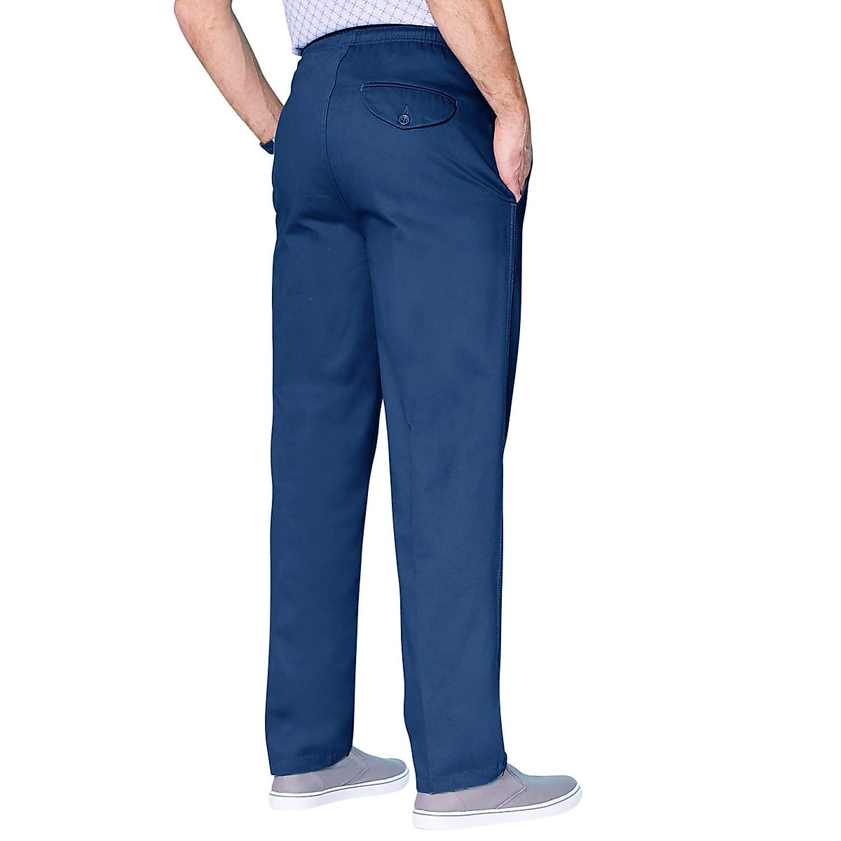 Chums | Men's | HIGH-RISE Rugby Cotton Pants | Navy