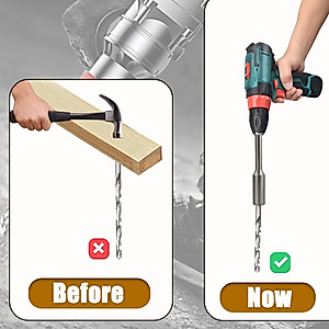 Werhoo SDS MAX Ground Rod Driver Compatible with Hilti/DeWalt/Bosch/Hitachi/Makita/Milwaukee SDS MAX Hammer Drills for 5/8inch & 3/4inch Grounding Rods (NOT Work with SDS Plus Hammer Drill)