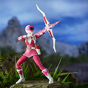 Hasbro Toys Power Rangers Lightning Collection 6" Mighty Morphin Pink Ranger Collectible Action Figure Toy with Accessories