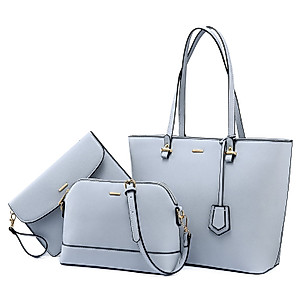 Handbags for Women Shoulder Bags Tote Satchel Hobo 3pcs Purse Set