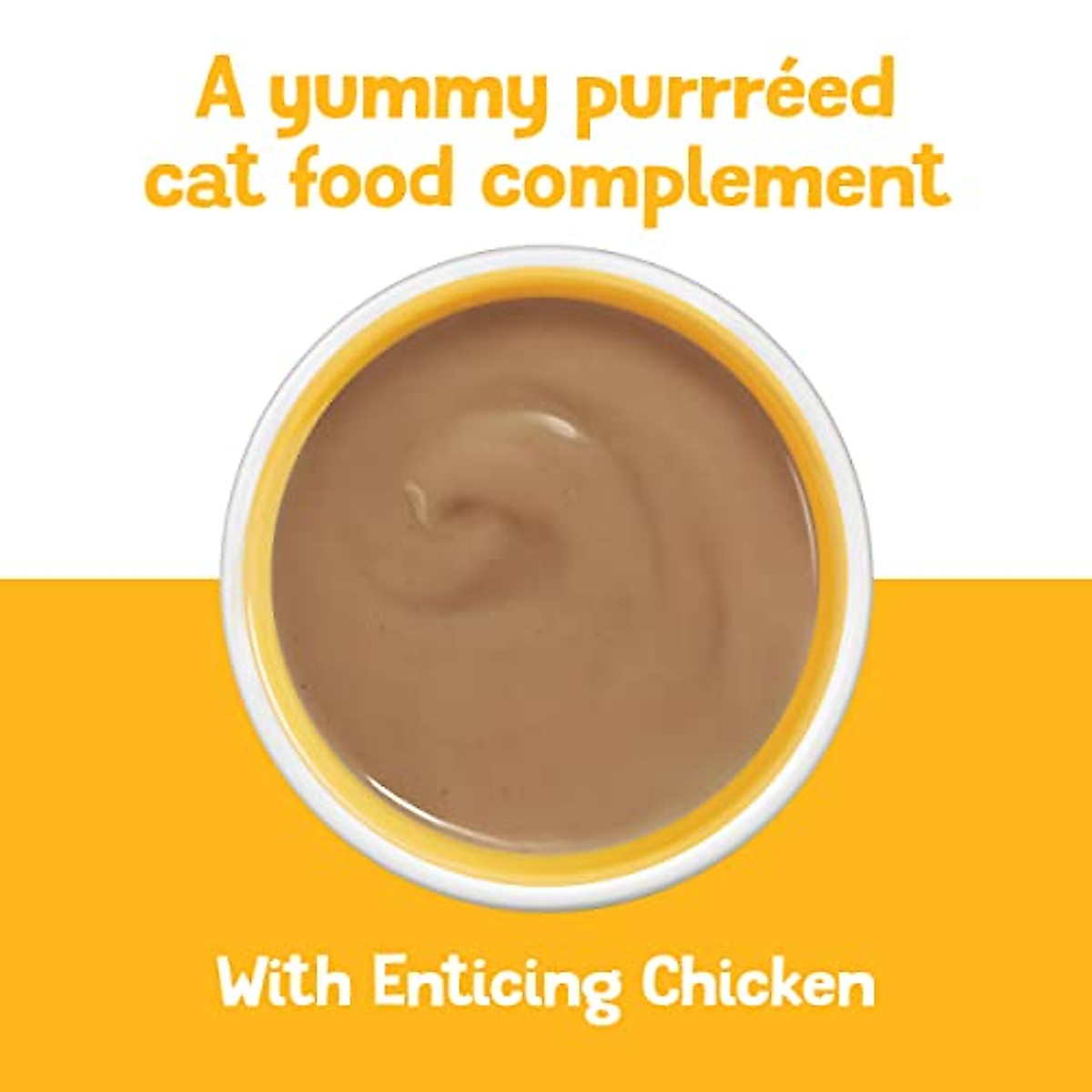Purina Friskies Pureed Cat Food Topper, Lil’ Shakes With Enticing Chicken - (16) 1.55 oz. Pouches