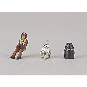 Bandai Hobby Poe's Boosted X-Wing Star Wars, Bandai Star Wars 1/72 Plastic Model Hobby Space Ship