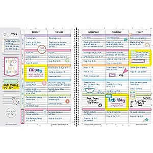 Teacher Created Resources Pastel Pop Lesson Planner 8.5 inches X 11 inches