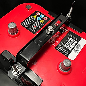 ARONOVA Adjustable Battery Hold Down,Universal Crossbar with 8''length,18-8 (304) Stainless Steel J bolt sets