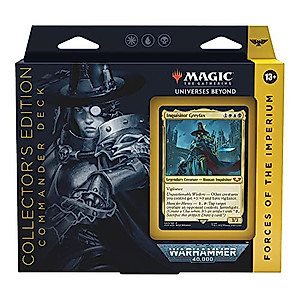 Magic: The Gathering Universes Beyond Warhammer 40,000 Collector’s Edition Commander Deck Bundle – Includes all 4 Decks