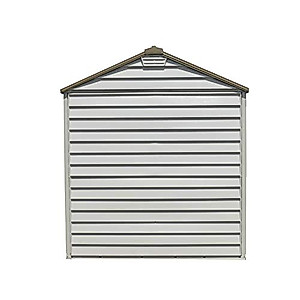 Duramax StoreMax 7 Ft. x 7 Ft. Vinyl Garden Storage Shed | Made of Fire Retardant PVC Resin