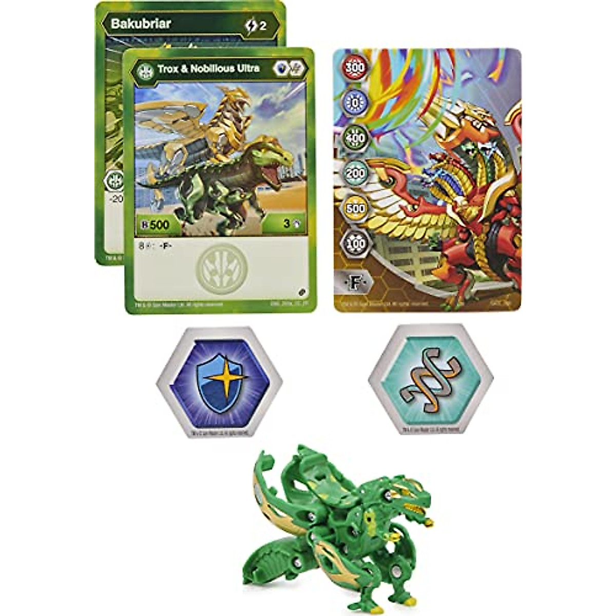 Bakugan Ultra Fused Trox x Nobilious Action Figure | Collectible Battle Toy