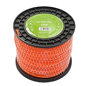 Turfson Commercial Round .155-Inch String Trimmer Line in Spool 3-Pound , Orange