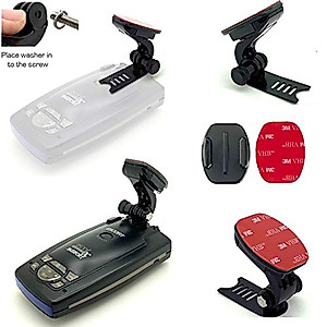 LycoGear Radar Detector Easy Connect Adhesive Mount for Passport 9500ix 9500i Passport 8500 7500 X50 x70 x80 Solo S2 S3 S4 SC 55 s75 s75g Radar Detectors