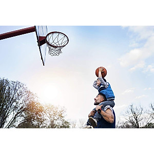 Wisdom Leaves Mini Rubber Basketball,Small Basketball for Kids/Toddler,Game Play Balls Size 3 (22-Inch)