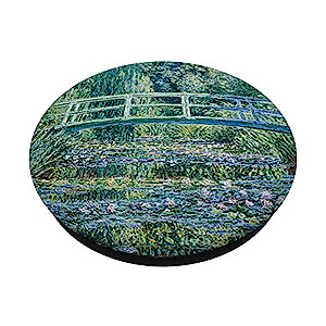 Monet's Water Lilies and Japanese Bridge Modern Art Painting PopSockets Swappable PopGrip