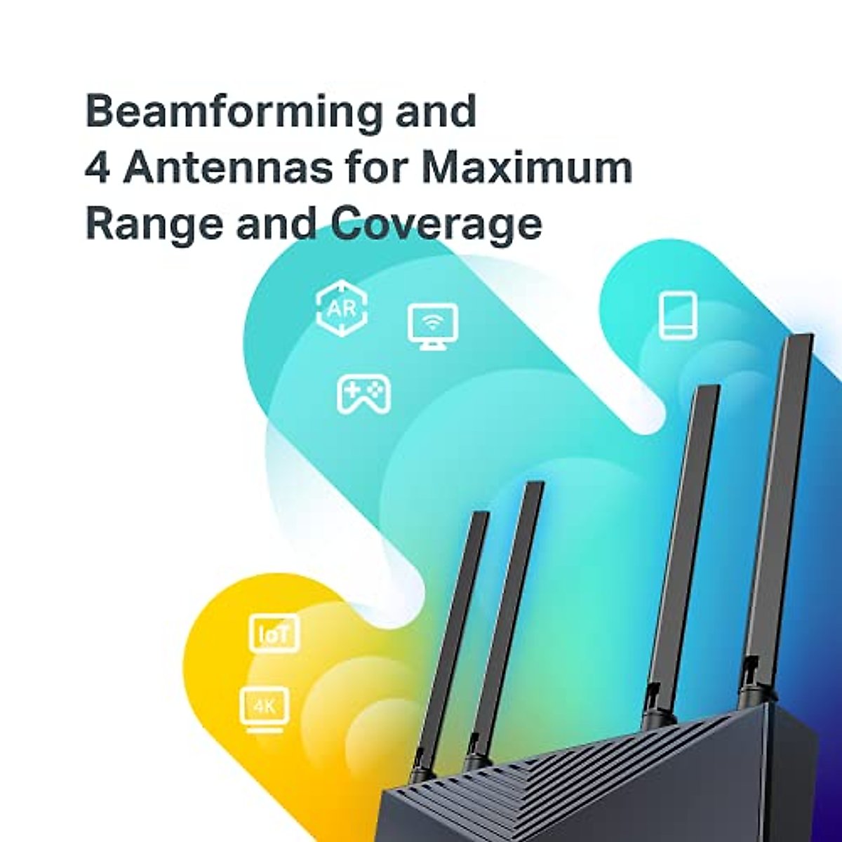 TP-Link WiFi 6 AX3000 Smart WiFi Router (Archer AX50) – 802.11ax Router, Gigabit Router, Dual Band, OFDMA, MU-MIMO, Parental Controls, Built-in HomeCare,Works with Alexa