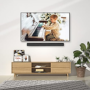 ‎USX MOUNT Universal Soundbar Wall Mount for Drywall Wood Studs Concrete Wall Up to 22 Lbs Sound Bar Mounting Brackets Under TV, Depth Adjustable 4.13-6.3‘’ Removable and Lockable No-Slip Hooks