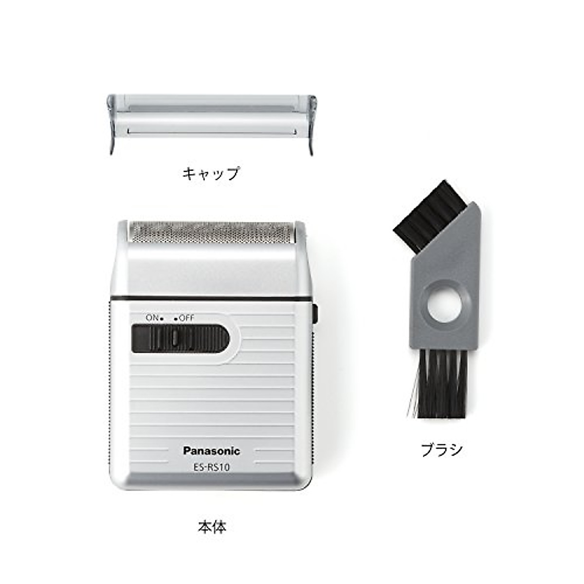 Panasonic Men's Shaver for Traveler ES-RS10-S Silver | DC3V (2 x AA Alkaline) (Japan Model)