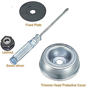 Diagtree 4Pcs Gardening Machine Lawnmower Blade Adapter Attachment Maintenance Washer Kit Replacement for STIHL String Trimmers Brush Cutter