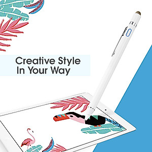 Active Pens for Lenovo C330 Convertible 2-in-1 Chromebook (11.6") Stylus, EDIVIA Digital Pencil with 1.5mm Ultra Fine Tip Stylus for Lenovo C330 Convertible 2-in-1 Chromebook (11.6") Pens, White