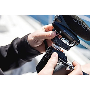 JOBY Wavo PRO Professional On-Camera Directional Shotgun Microphone with Built-in Active Noise Reduction and Rycote Shock Mount, CSC, Mirrorless, Camcorder, Vlogging, Filmmaking, Youtuber, Creators